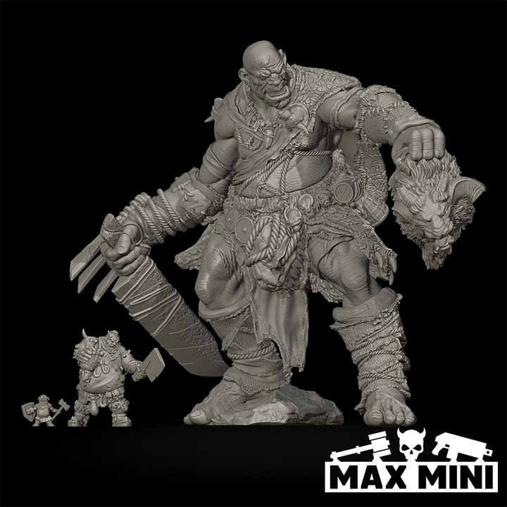 3D Printable Colossal Hunter by Max Mini